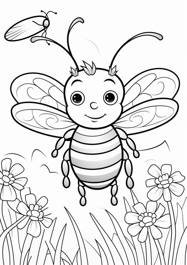 48 Bee Valentine Coloring Pages to Spread the Love - Colorful Explorers