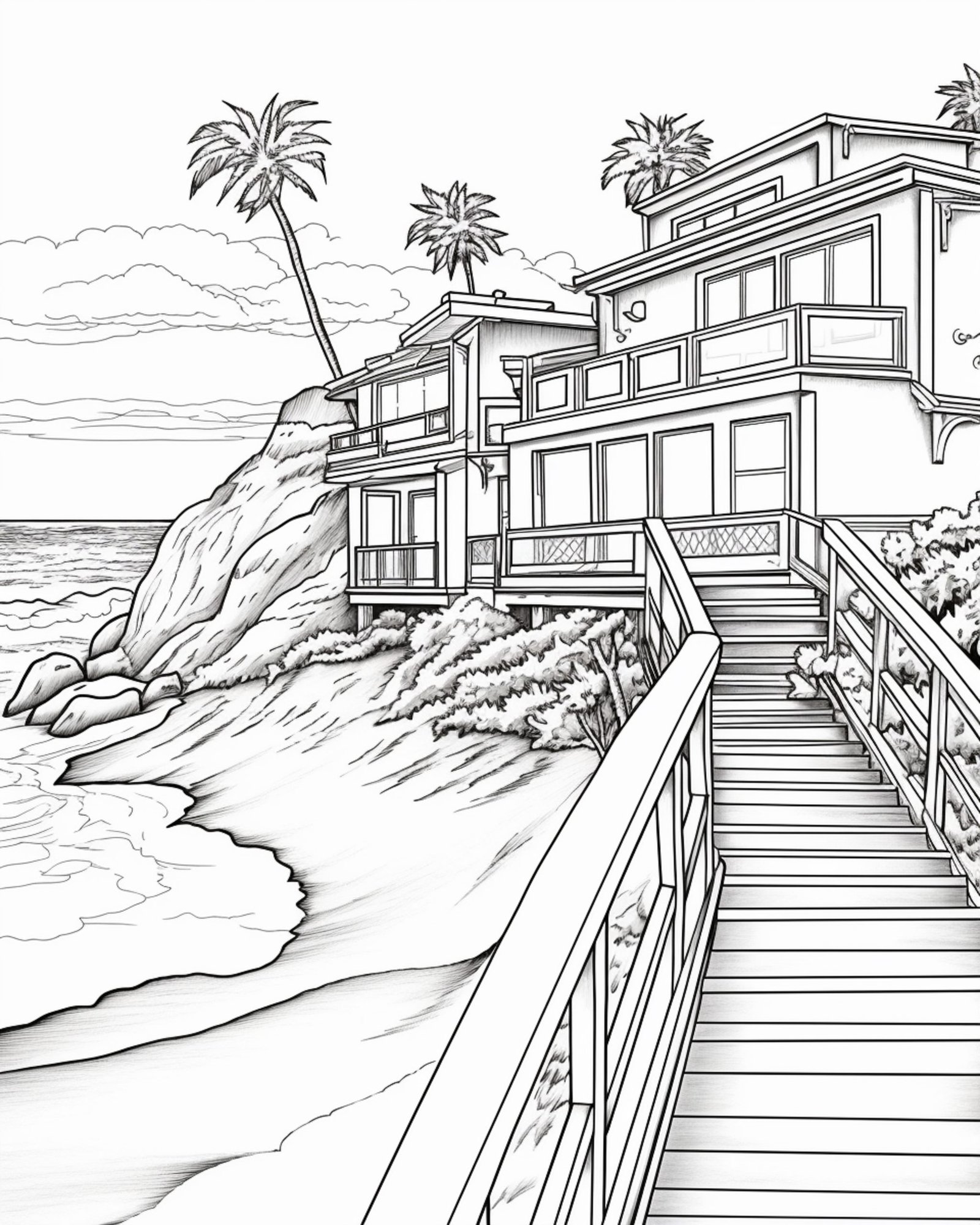 Unwind with These Free Summer Beach Coloring Pages