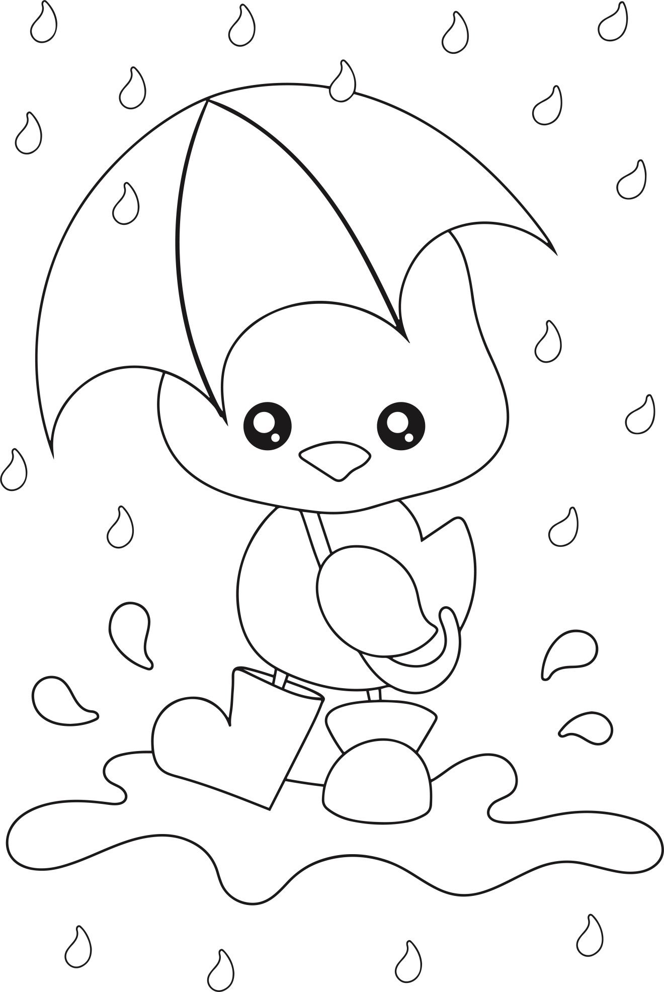 Stunning Free Printable Raindrop Templates to Love