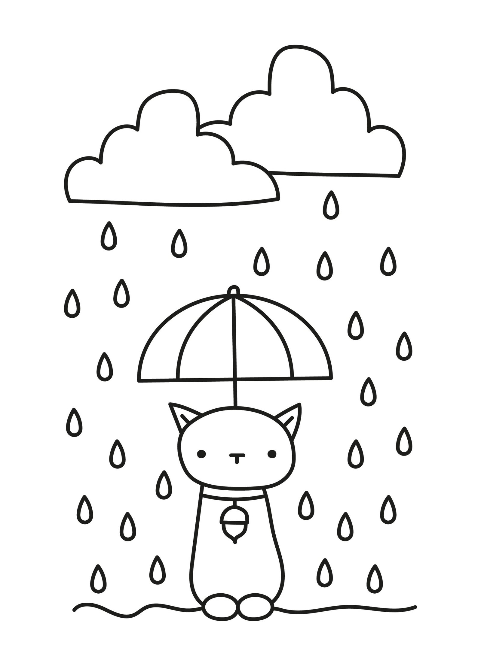 Stunning Free Printable Raindrop Templates to Love