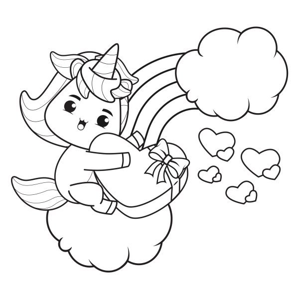 FREE Unicorn Valentine Coloring Pages Grab Your Now!