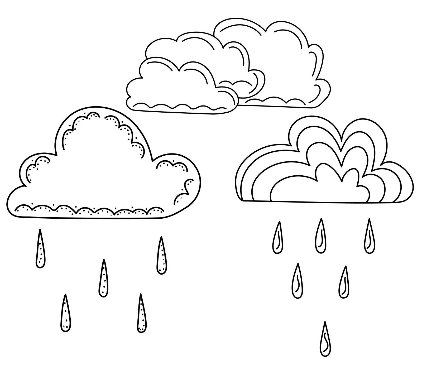 Stunning Free Printable Raindrop Templates to Love