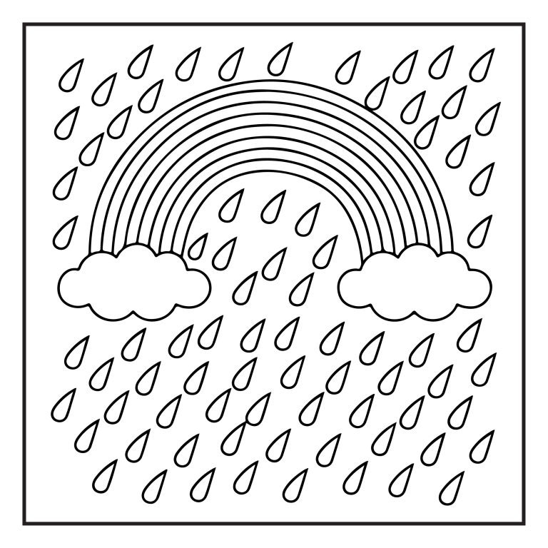 Stunning Free Printable Raindrop Templates to Love
