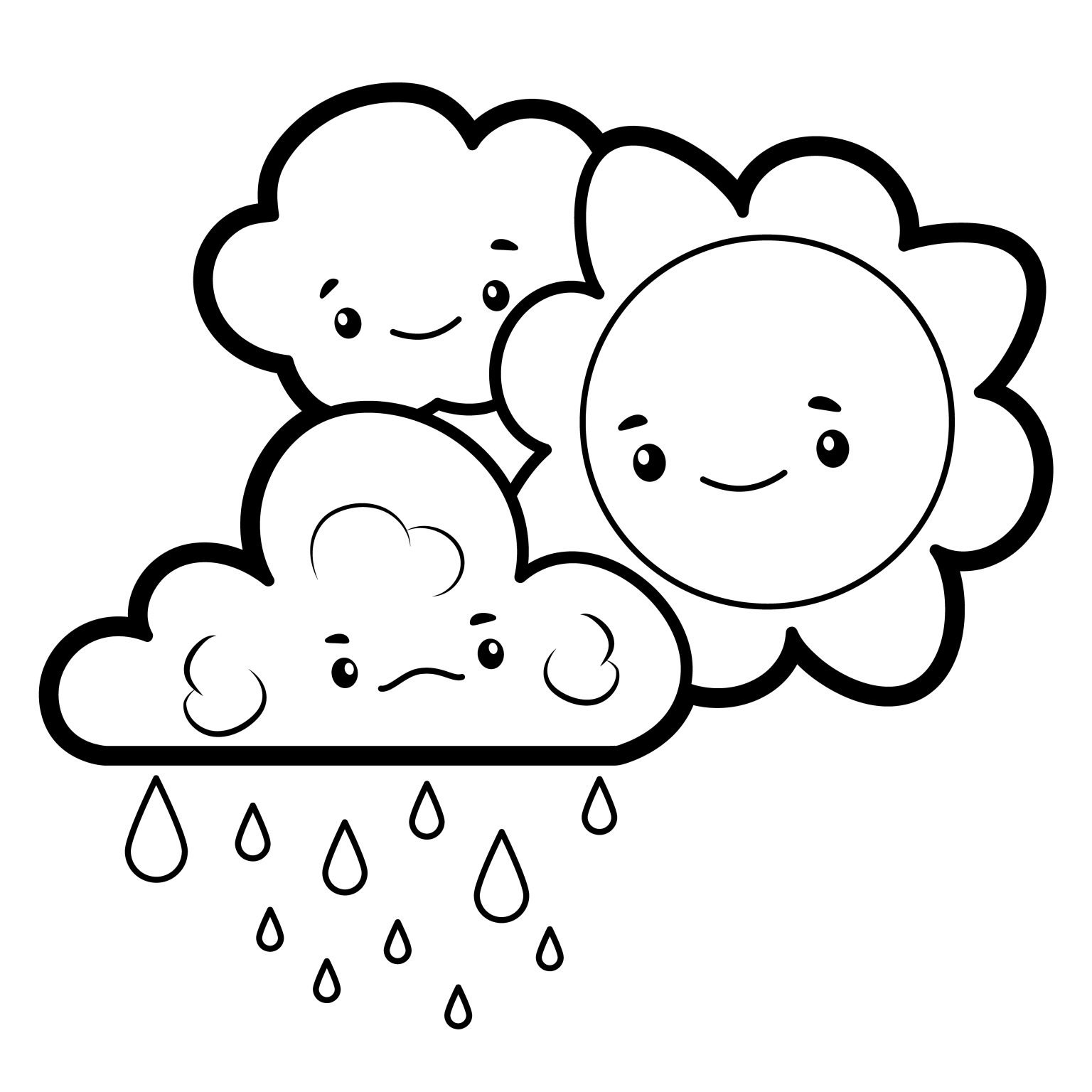 Stunning Free Printable Raindrop Templates to Love
