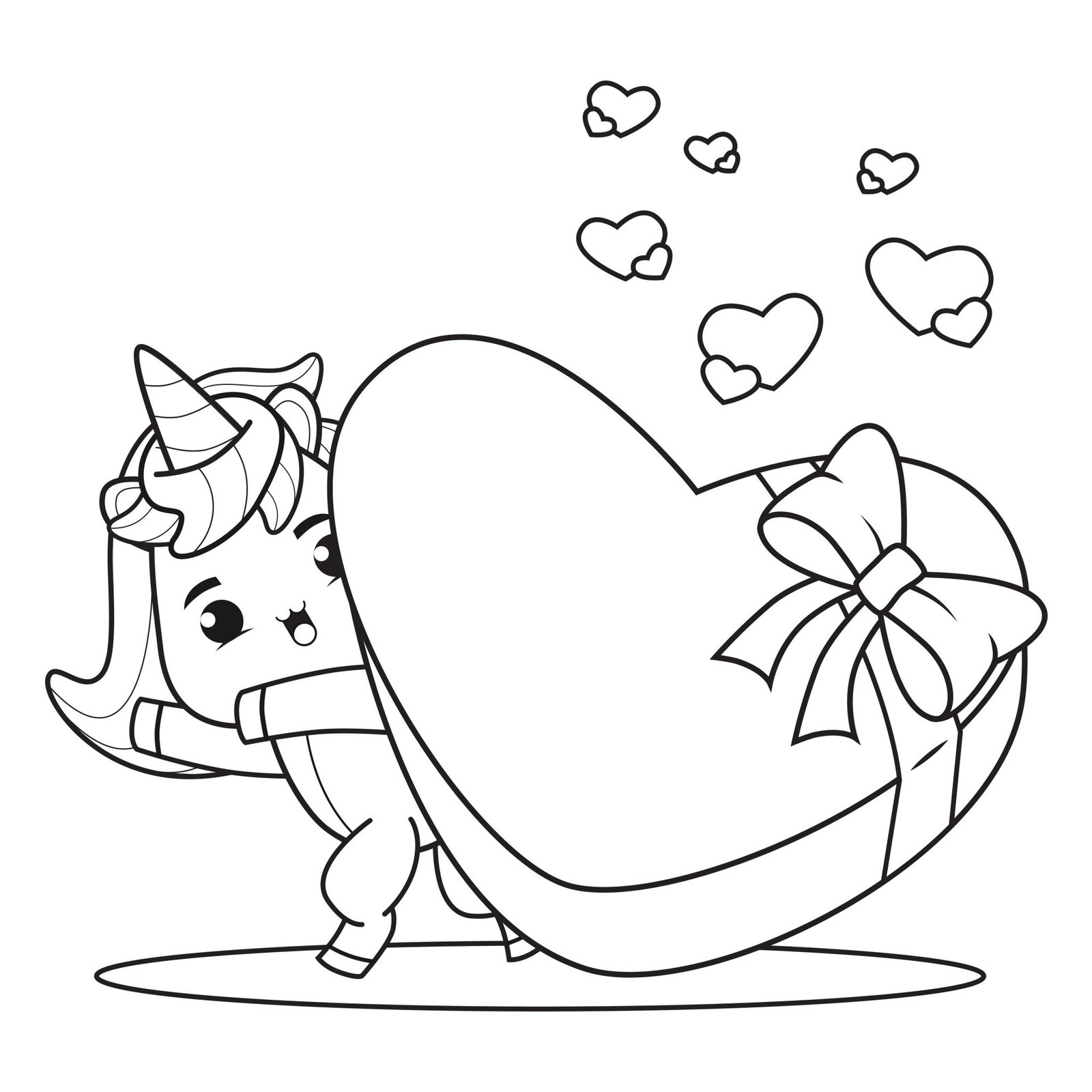FREE Unicorn Valentine Coloring Pages Grab Your Now!