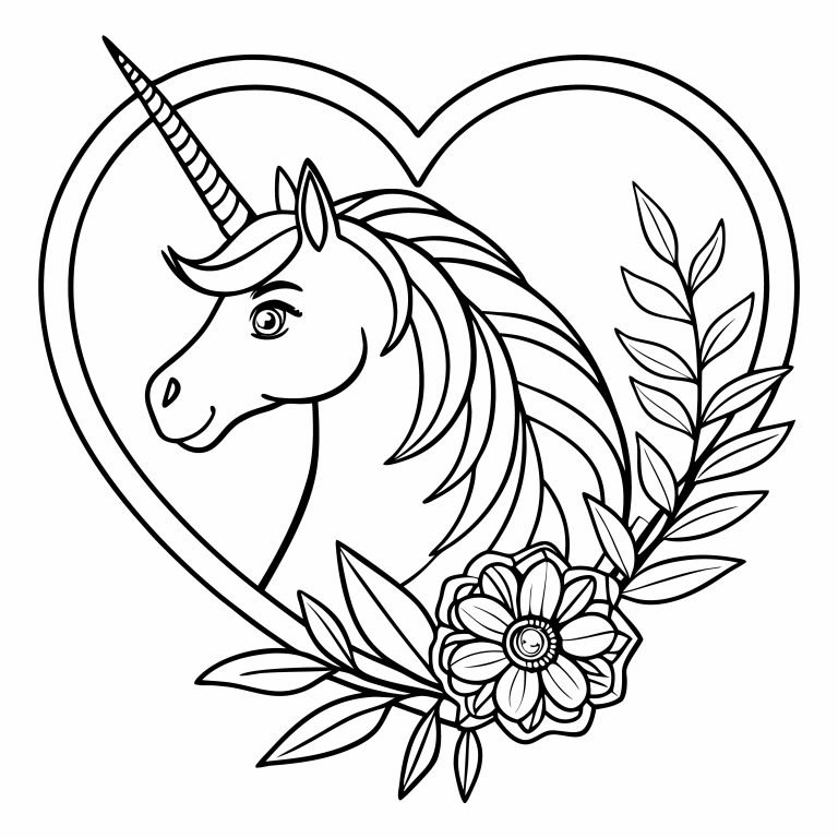 FREE Unicorn Valentine Coloring Pages Grab Your Now!